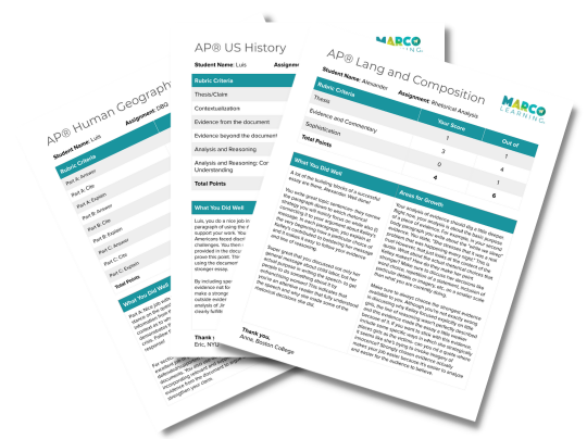 Student Writing Support – Marco Learning